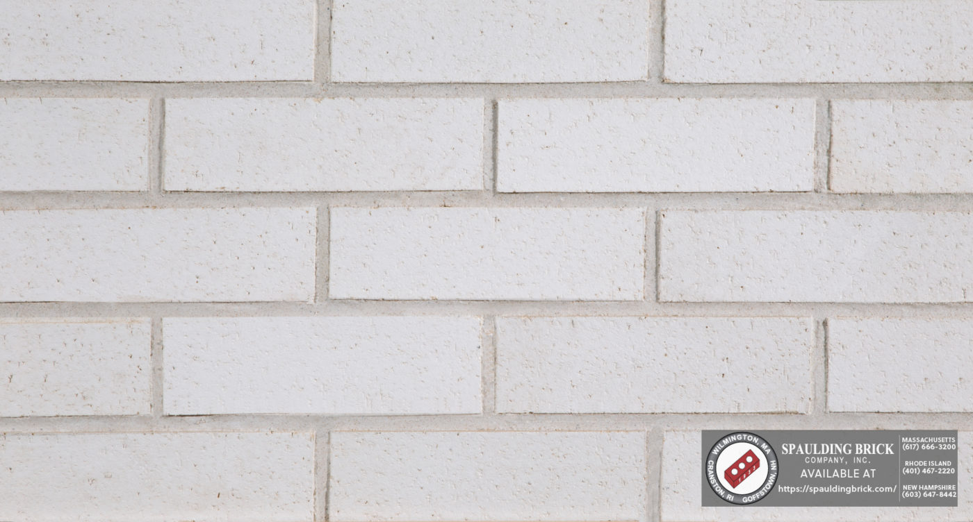 Belden Brick Alaska White Velour - Spaulding Brick