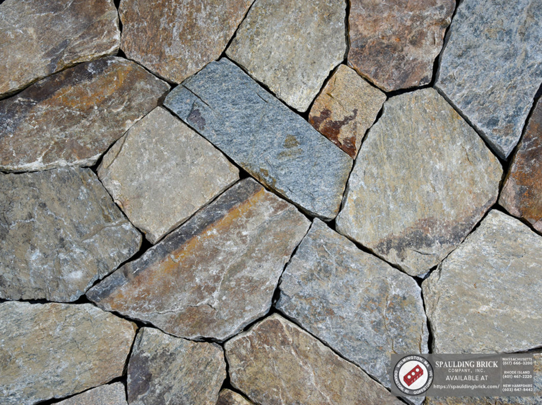 Fieldstone Veneer Connecticut Tan Mosaic - Spaulding Brick