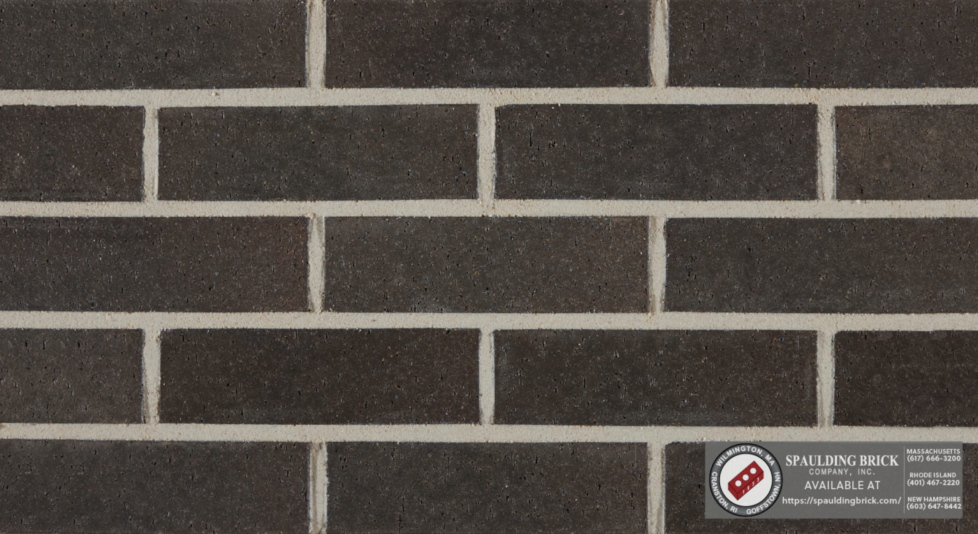 Belden Brick Graphite Black Velour - Spaulding Brick