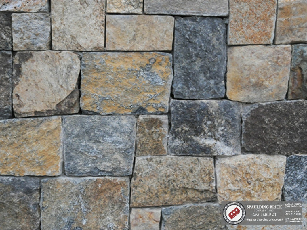 Fieldstone Veneer Fieldstone Blend Square and Rectangle - Spaulding Brick