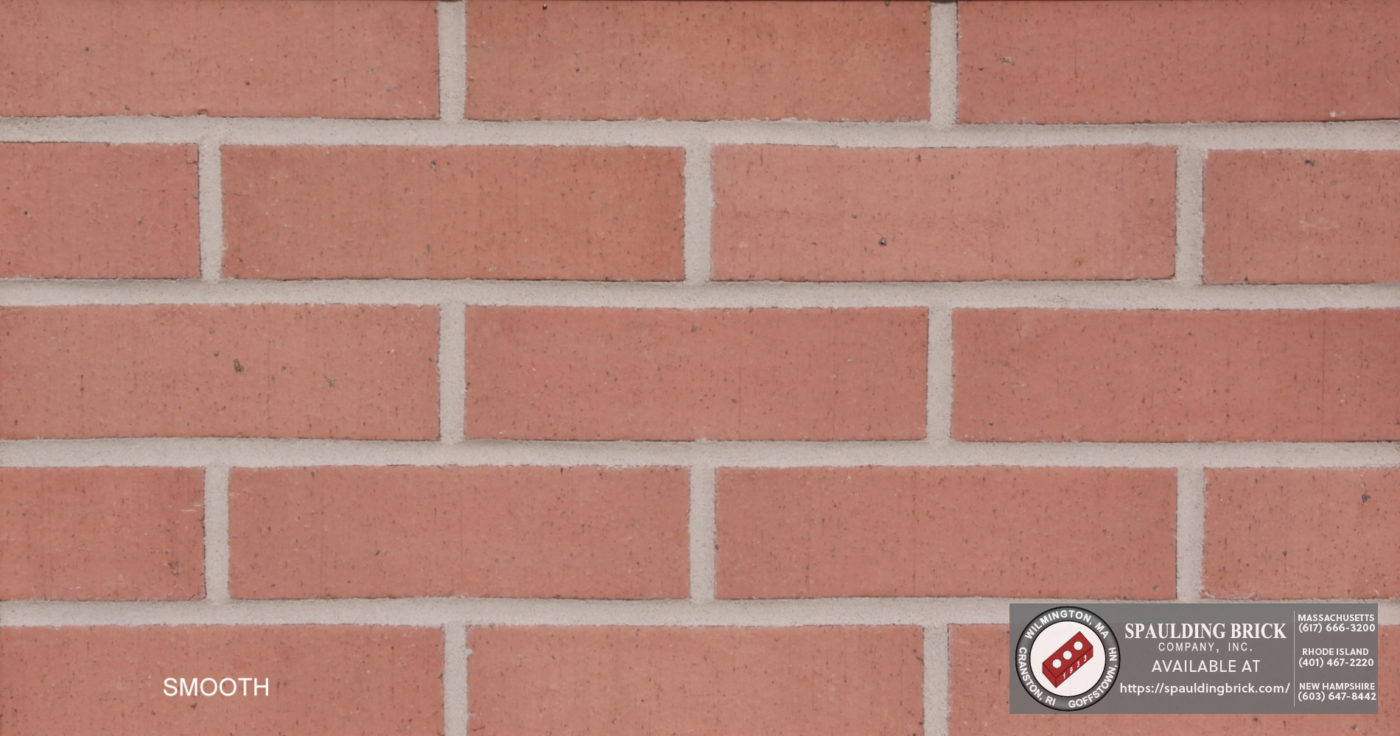 Yankee Hill Pink Smooth - Spaulding Brick