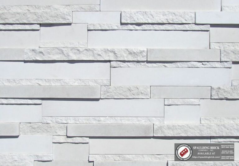 Coronado Stone Element Ledgestone White - Spaulding Brick