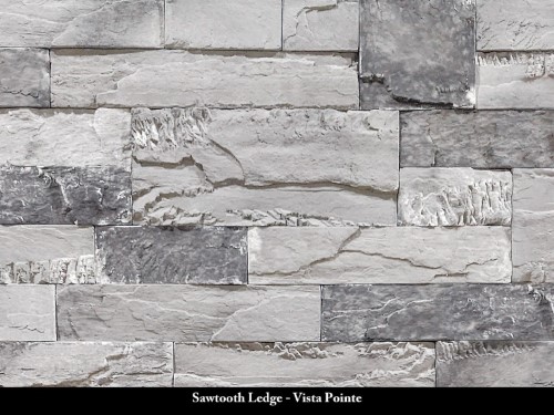 Coronado Stone Sawtooth Ledge Vista Pointe - Spaulding Brick